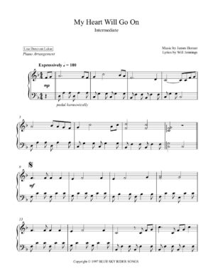 My Heart Will Go On – Intermediate Piano | Lisa Donovan Lukas